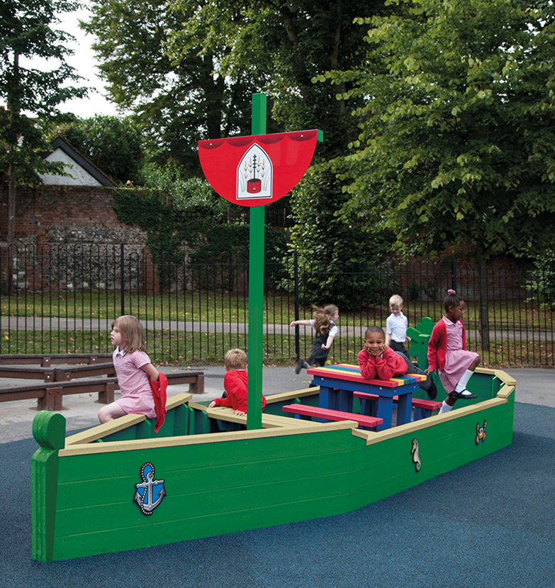Play Boat - Marmax Recycled Plastic Products - Manufactured in the UK