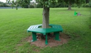 Beamish Tree Seat Hexagonal - Marmax Recycled Plastic Products UK