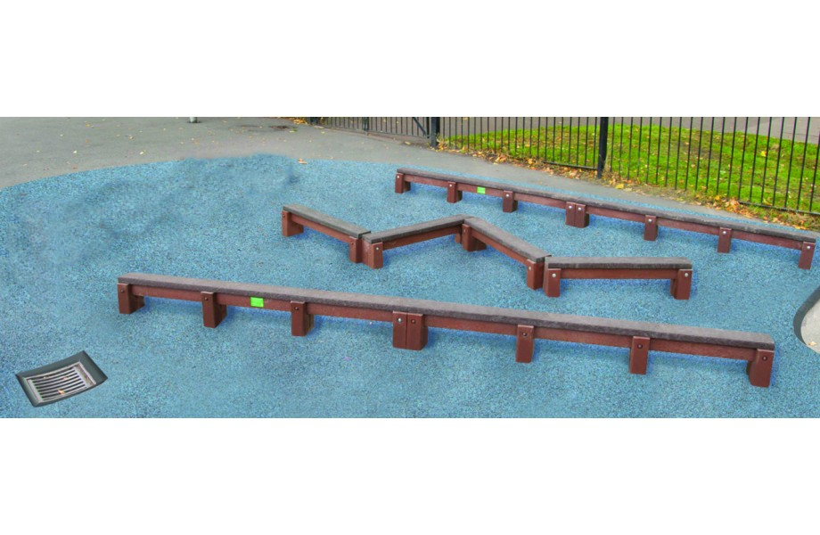 Balance Beams - Marmax Recycled Plastic Products UK